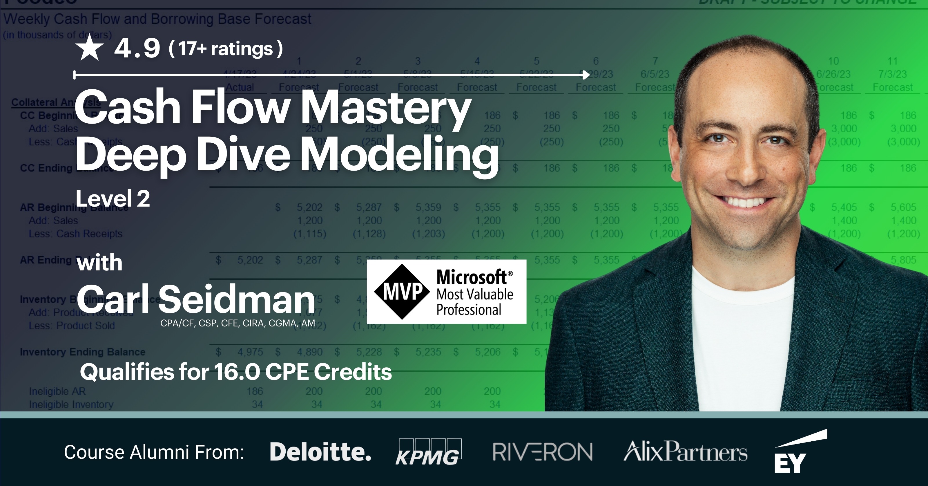 Cash Flow Mastery: Deep Dive Modeling - Level 2 by Carl Seidman CPA ...